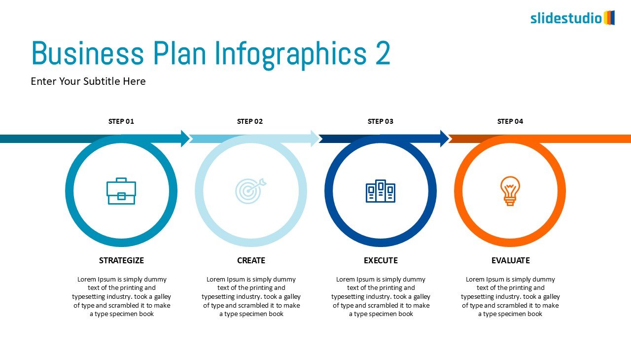 Business Plan Infographics 2 - SlideStudio