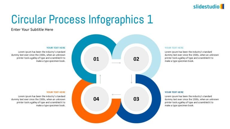 Circular Process Infographics 1 - SlideStudio